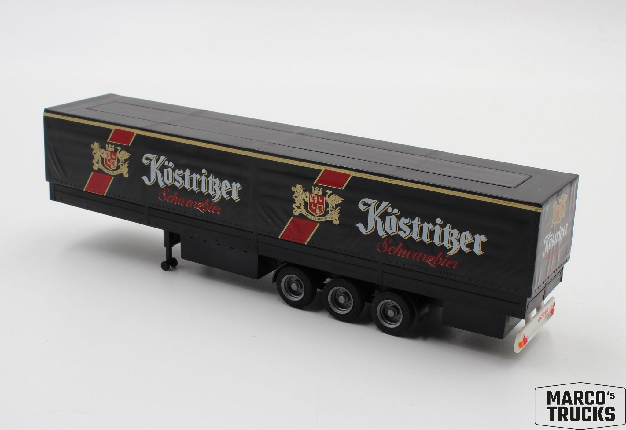 Albedo Pritsche/Plane-Auflieger Kögel Ulm „Köstritzer Schwarzbier" 1:87 ...