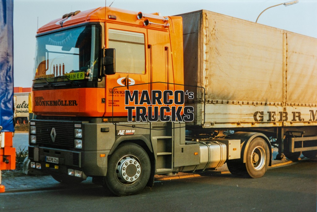 LKW Foto Renault AE 560 Ti Truck Deutschland Orange Gebr. Monkemoller ...