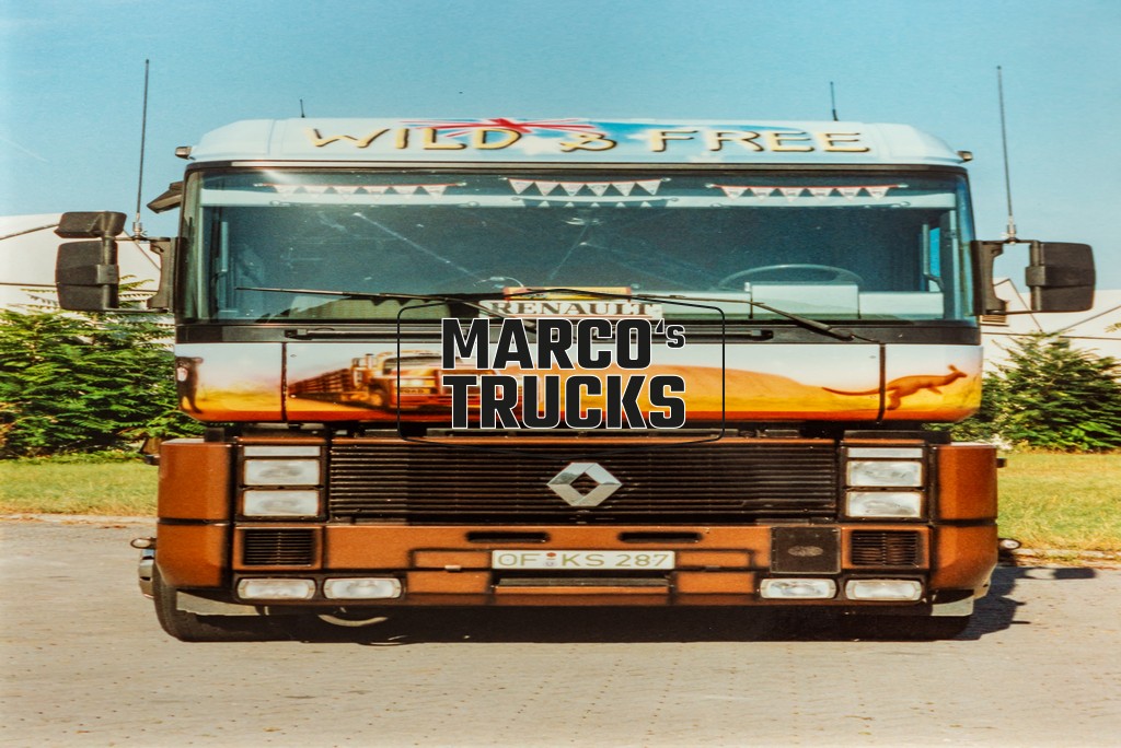 LKW Foto Renault AE Magnum Truck Deutschland braun WILD & FREE, RENAULT ...