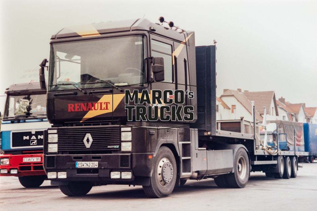 LKW Foto Renault AE Magnum Truck Deutschland schwarz RENAULT #a2ka