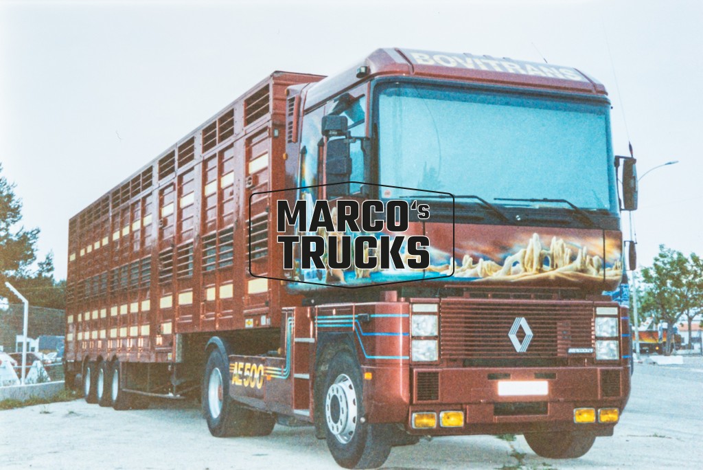 LKW Foto Renault AE 500 Truck rot Bovitrans #a3jf