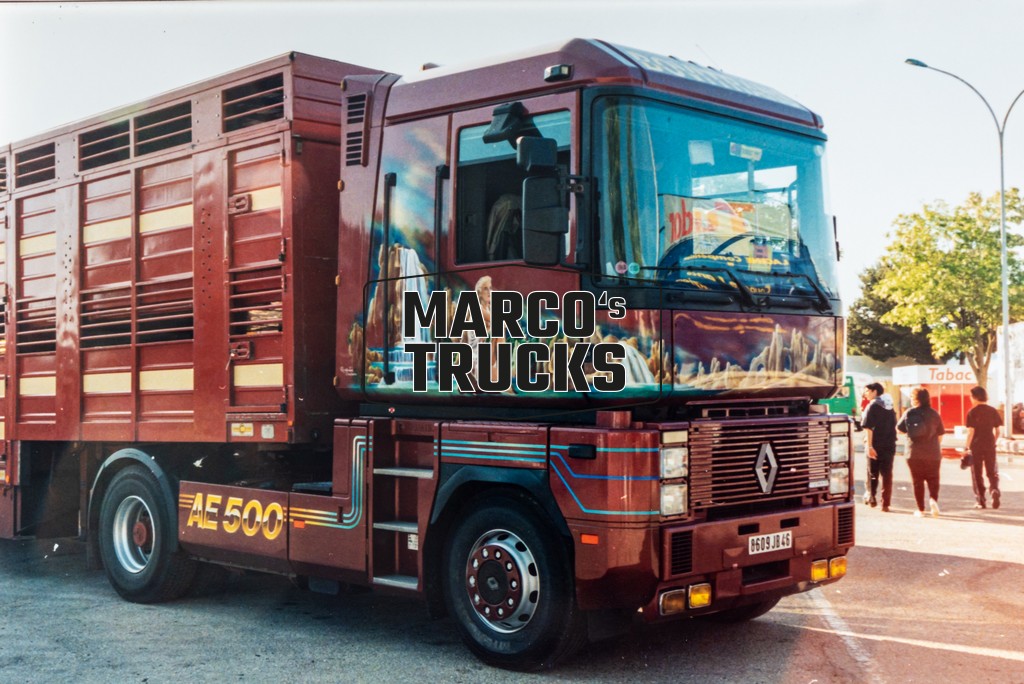 LKW Foto Renault AE 500 Truck Frankreich Maroon AE 500 #a3tr