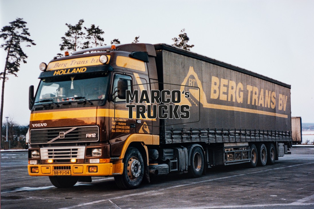LKW Foto Volvo FH12 Planensattelzug Niederlande braun BERG TRANS BV ...