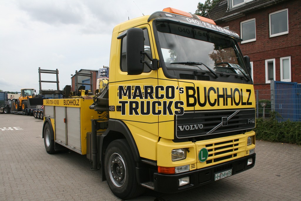 LKW Foto Volvo FH12 Abschlepper Deutschland gelb BUCHHOLZ ABSCHLEPP ...