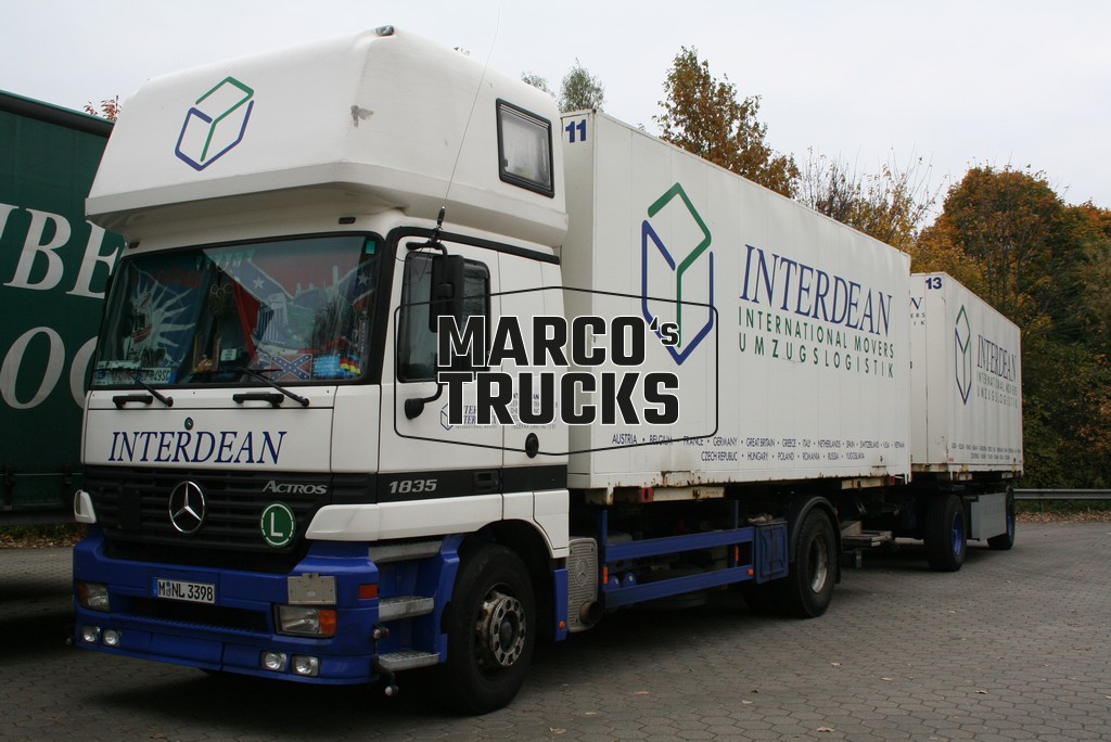 LKW Foto Mercedes-Benz Actros 1835 Kofferauflieger Deutschland weiß ...