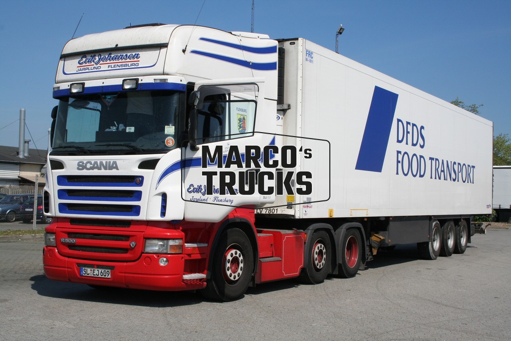 LKW Foto Scania R500 Kühlsattelauflieger Deutschland weiß Erik Johansen ...