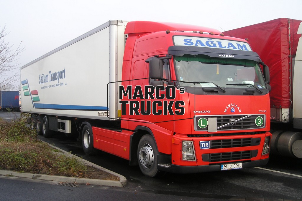 LKW Foto Volvo FH12 Kühlsattelauflieger Türkei rot SA?LAM MASALLAH SA?LAM Transport #b8vj