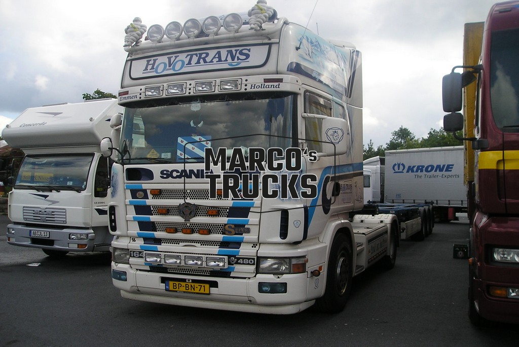 LKW Foto Scania 164L 480 Truck Niederlande weiß HoVo TRANS Emmen ...