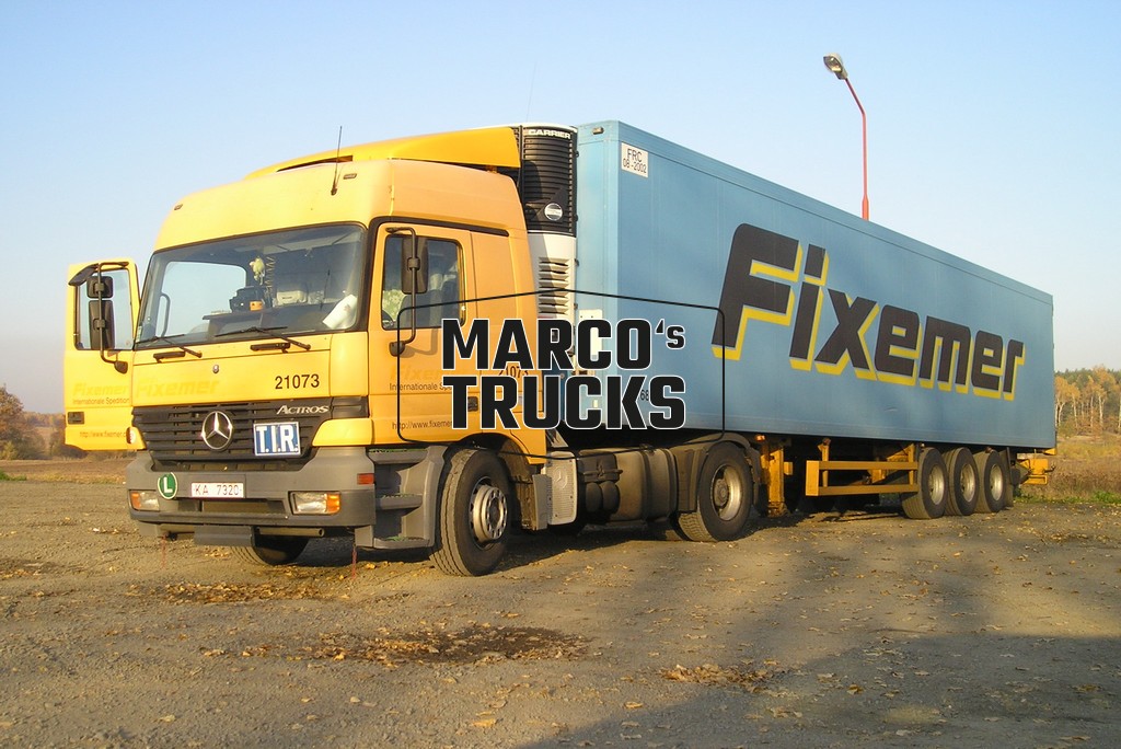 LKW Foto Mercedes-Benz Actros Kühlsattelauflieger Deutschland gelb ...