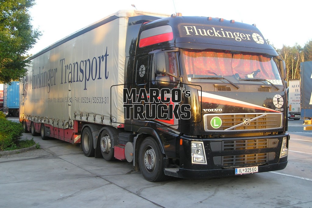 LKW Foto Volvo FH12 Planensattelzug Deutschland schwarz Fluckinger ...