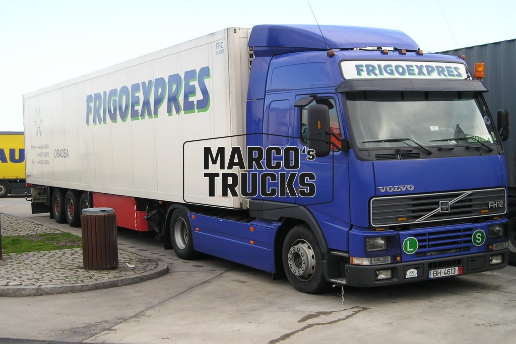 LKW Foto Volvo FH12 Kühlsattelauflieger Rumänien blau FRIGOEXPRES ...