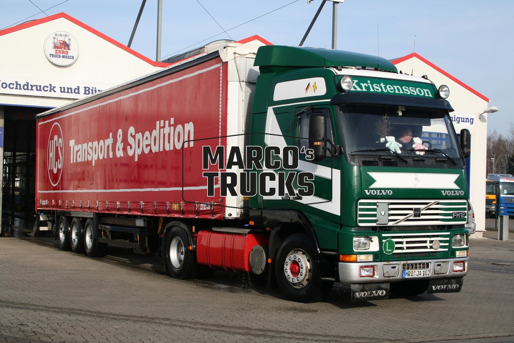 LKW Foto Volvo FH12 Planensattelzug Deutschland grün Kristensson, HCS ...