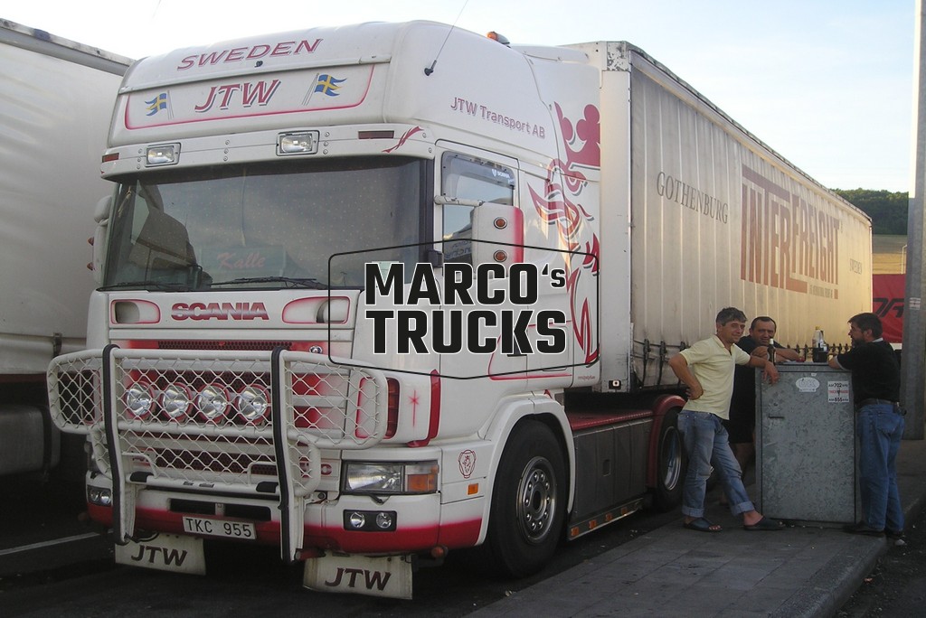 LKW Foto Scania R-series Planensattelzug Schweden weiß SWEDEN JTW JTW ...