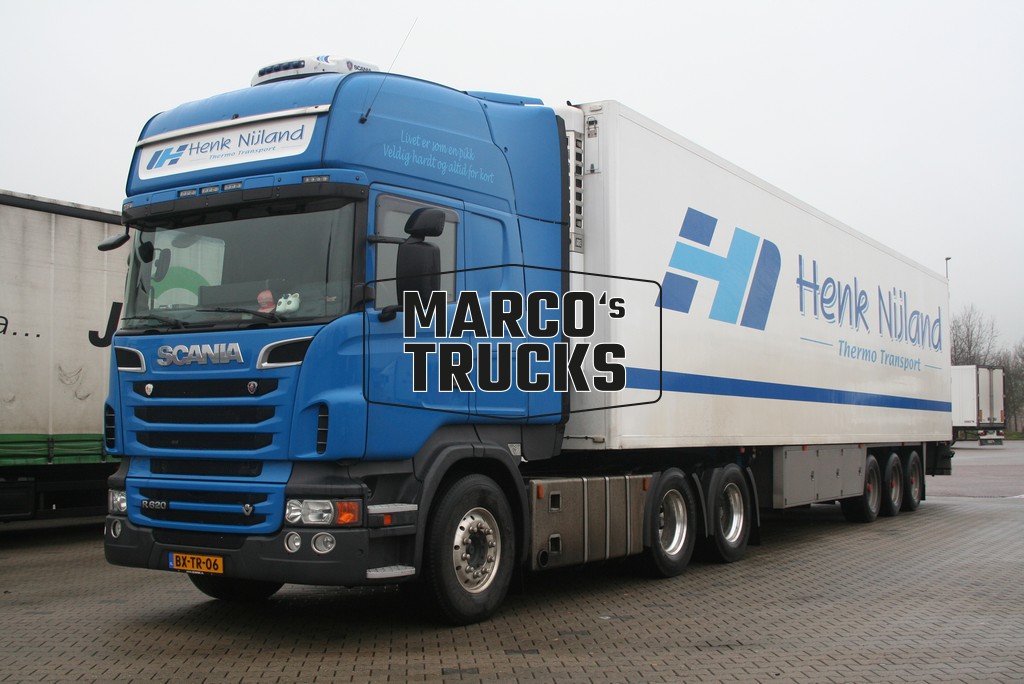 LKW Foto Scania R620 Kühlsattelauflieger Niederlande blau Henk Nijland ...