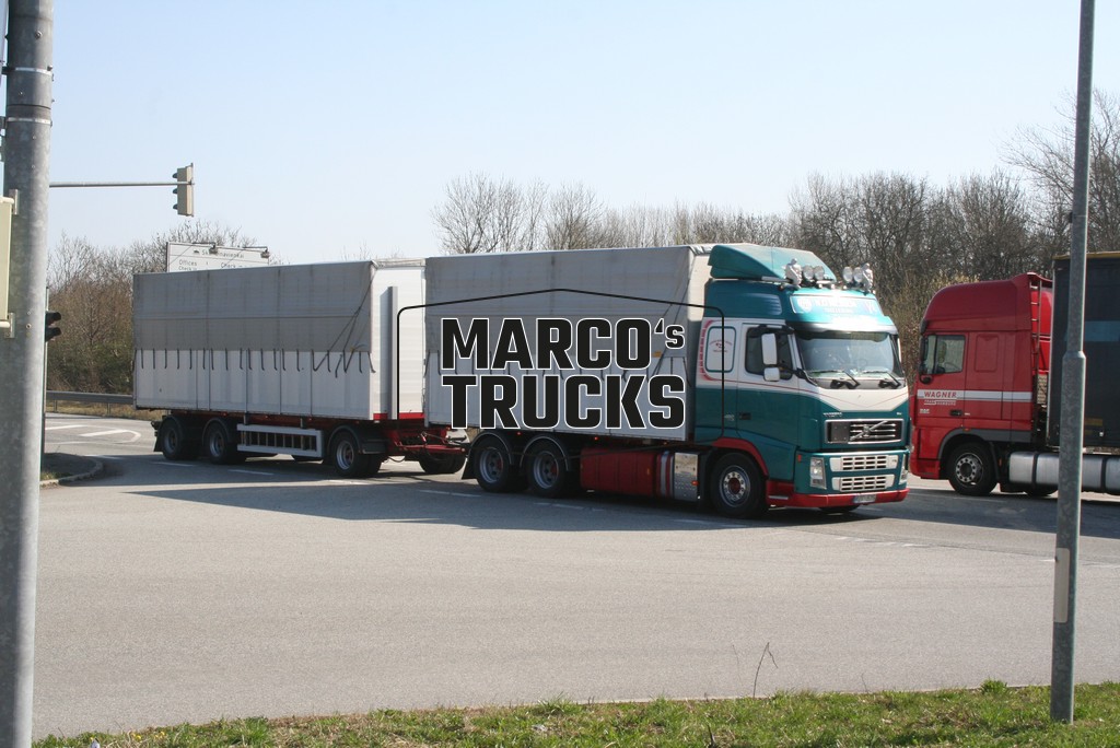 LKW Foto Volvo FH drawbar trailer cyan Transport ZV #c4qh