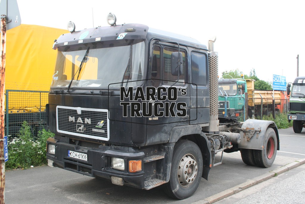 LKW Foto MAN F90 19.422 Truck Polen schwarz FS90 COMMANDER #c5iy