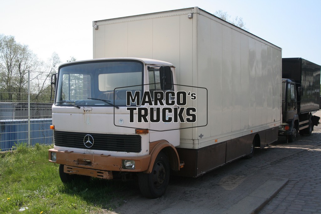 LKW Foto Mercedes-Benz LP Koffer LKW Deutschland weiß #c5kw