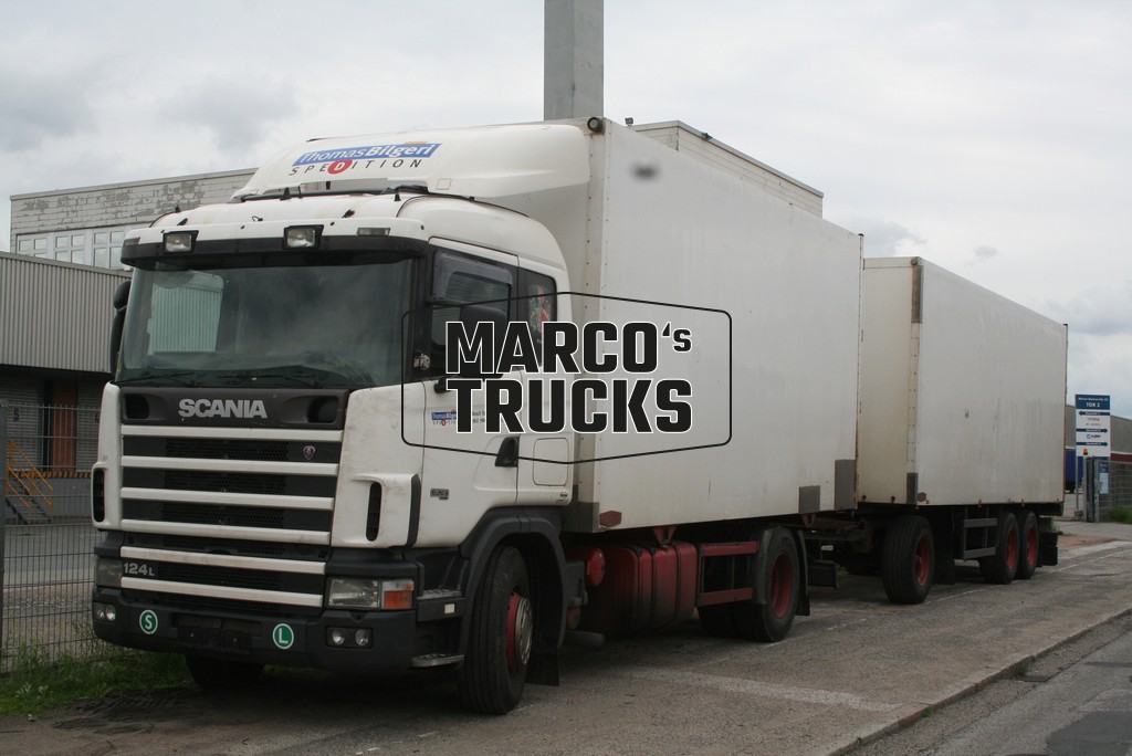 LKW Foto Scania 124L Kofferauflieger Deutschland weiß Thomas Bilgeri ...