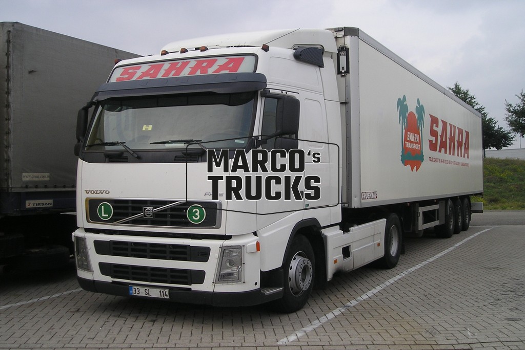 LKW Foto Volvo FH12 Kühlsattelauflieger Türkei weiß SAHRA TRANSPORT ...