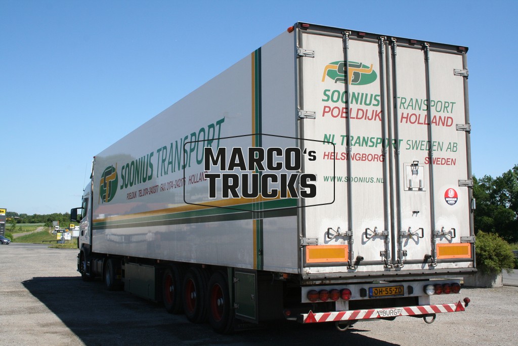 LKW Foto DAF Kühlsattelauflieger Niederlande weiß SOONIUS TRANSPORT ...