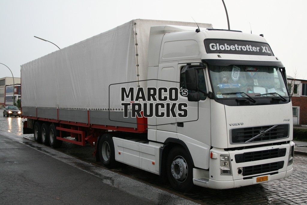LKW Foto Volvo FH12 Planensattelzug Niederlande weiß Globetrotter XL #d4vf