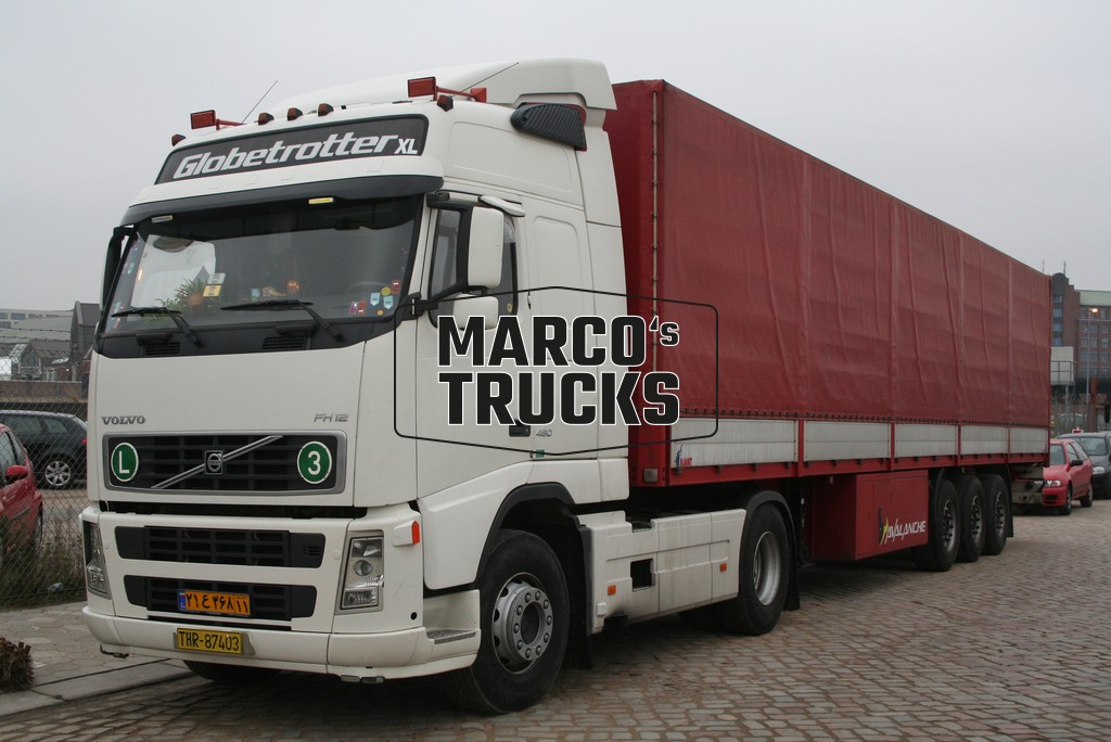LKW Foto Volvo FH12 480 Globetrotter XL Planensattelzug weiß ...