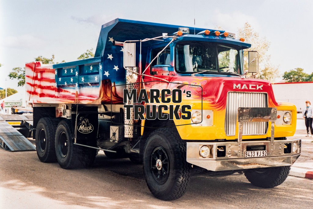 LKW Foto Mack Kipper Frankreich multifarben MACK Mack Mack Trucks #e4of