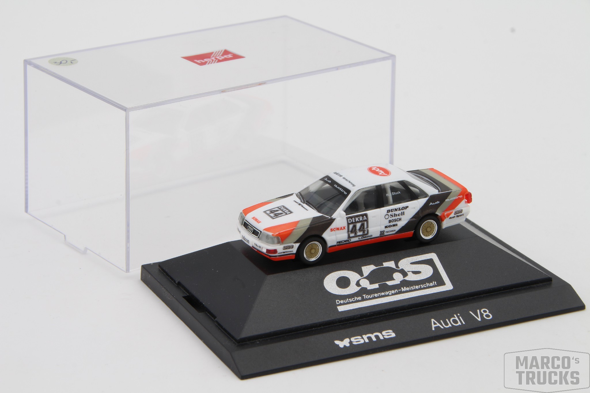 Herpa Audi V8 Evo "sms – H.J. Stuck #44" - 1:87 - /H10145-1