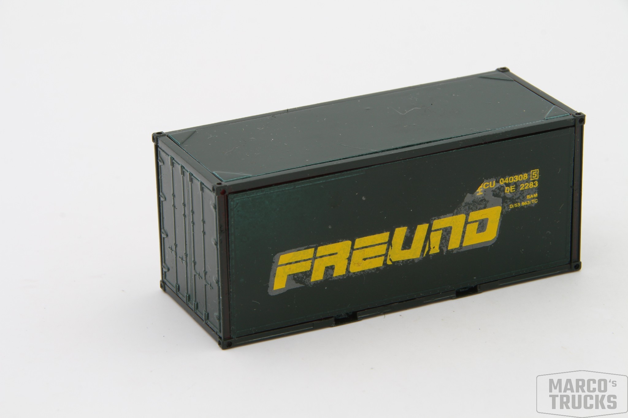 Herpa 20´ Container grün „Freund“ Eigenbau /H12887