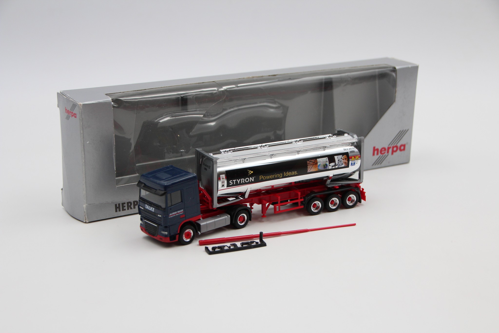 Herpa DAF XF 105 Tankcontainersattelzug „Talke – Styron“ 1:87 /H18354
