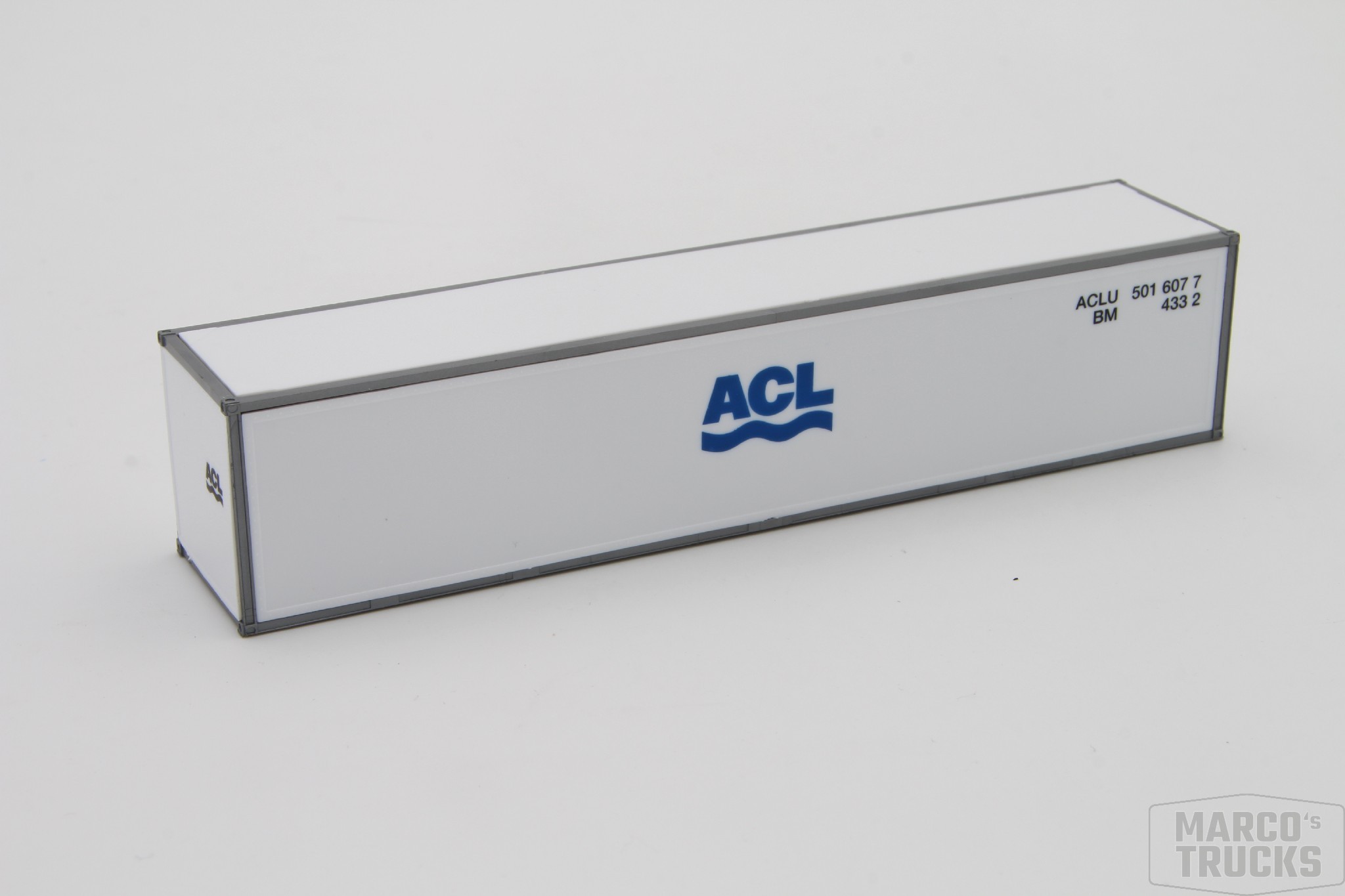 Herpa 40' Container weiß/grau "ACL - ACLU 501 607 7" /HB2333-5