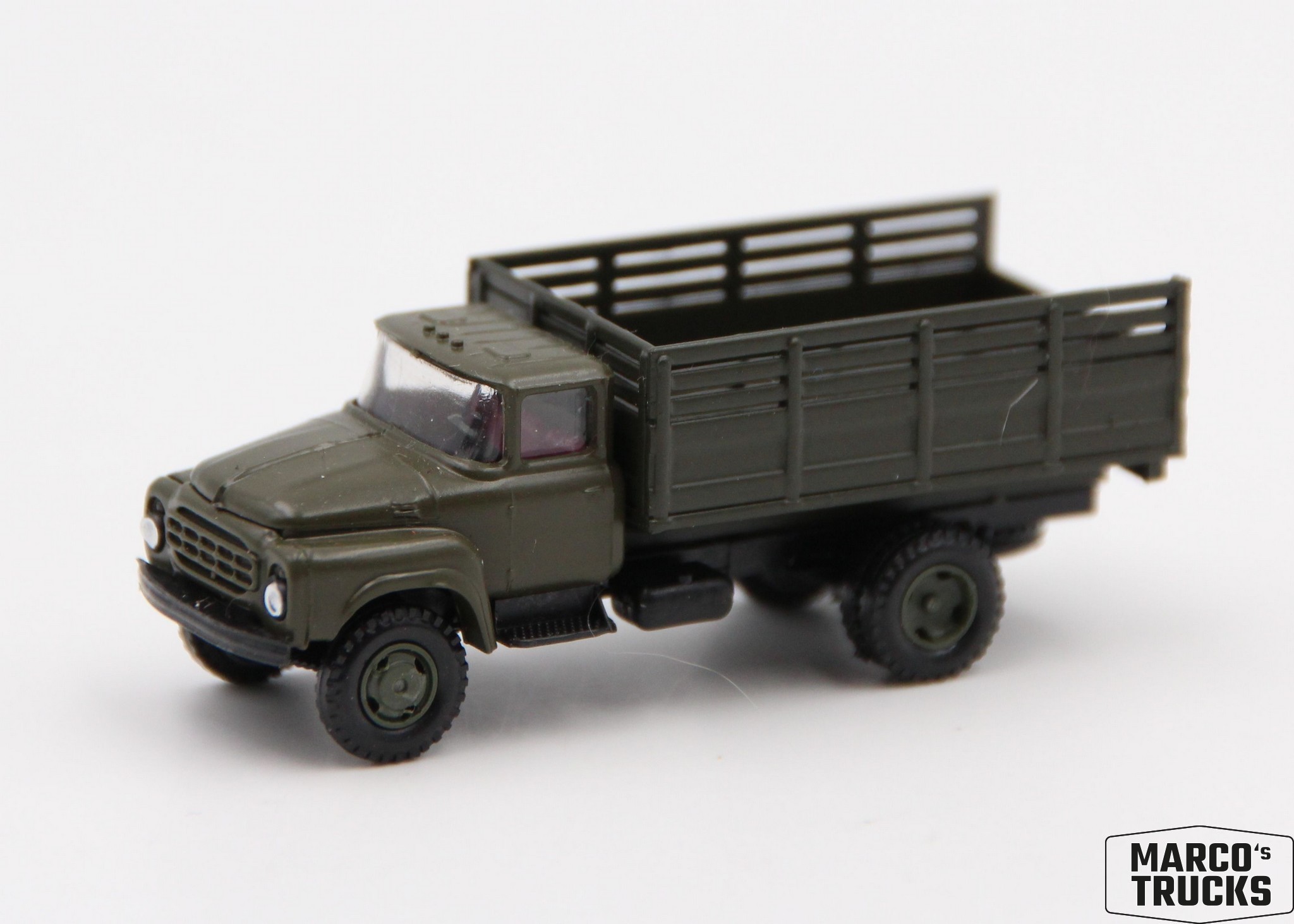ZIL-130 Hochpritsche olivgrün Militär 1:120 TT /KM18