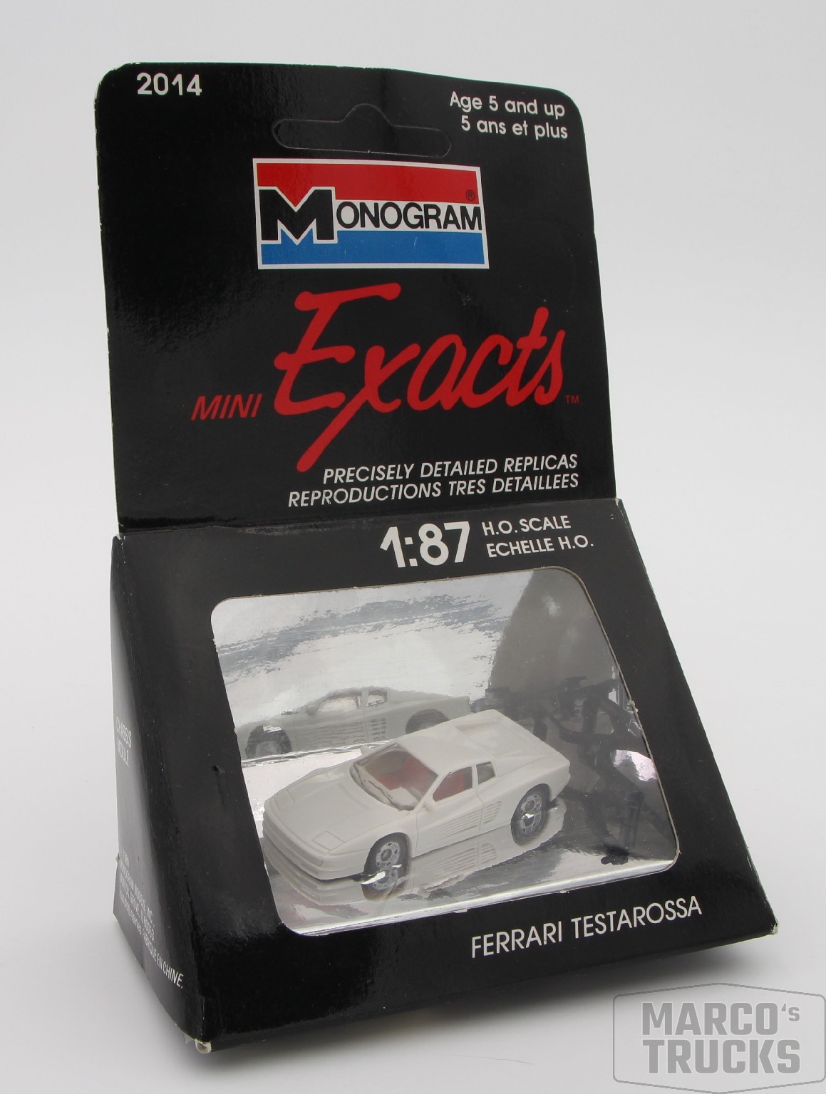 Monogram Ferrari Testarossa weiß Nr. 2014 - 1:87 - /MG6