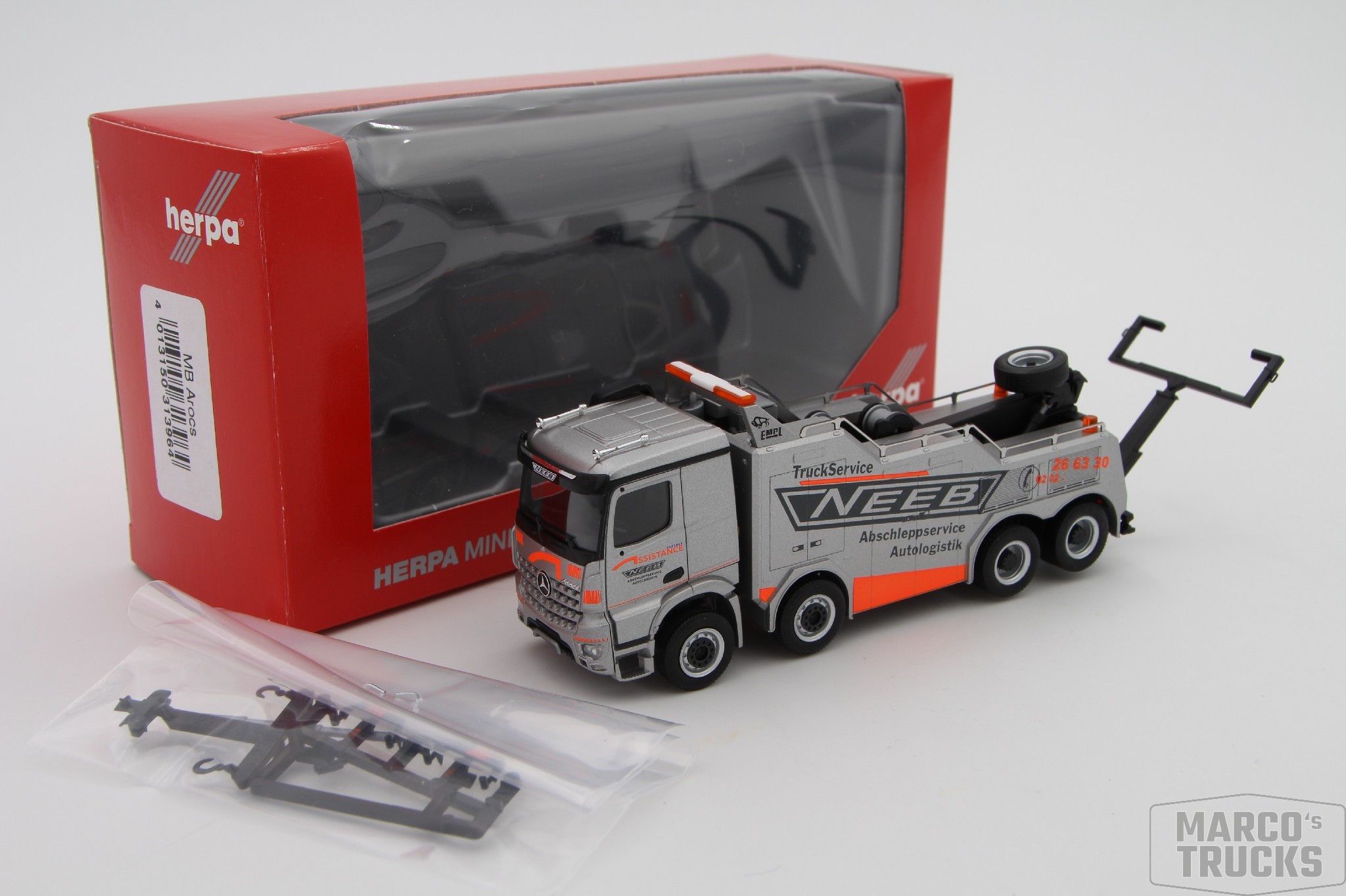 Herpa Mercedes-Benz Arocs Classic Empl Bison "Truck Service Neeb ...