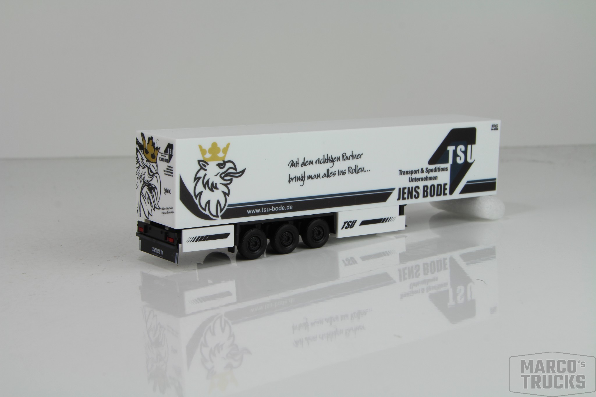 Herpa Kühlauflieger "TSU Bode" Nr. 311601 /HN317-2