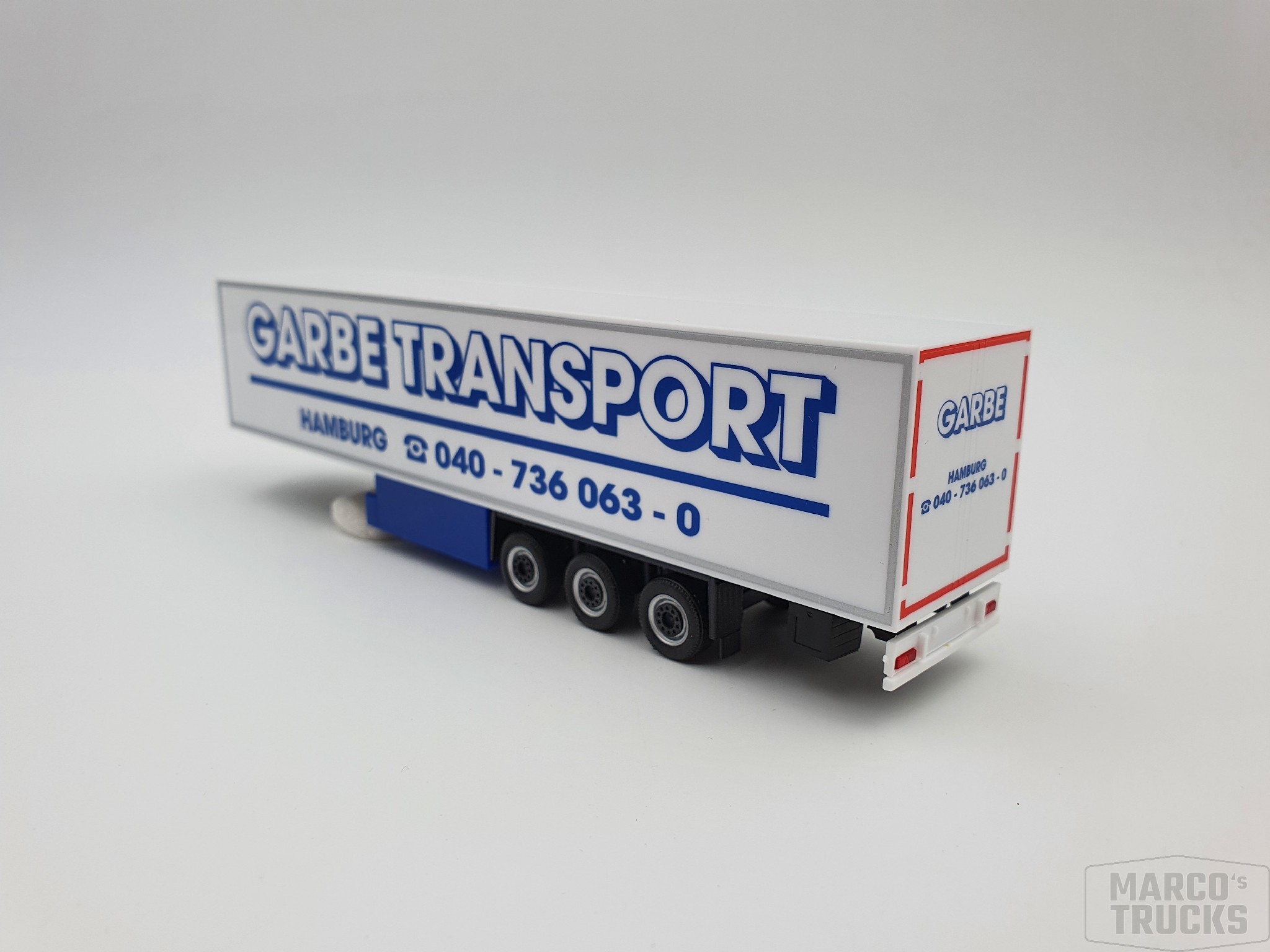 Herpa Kühlauflieger „Garbe Transport Hamburg“ aus 947541 /HS391