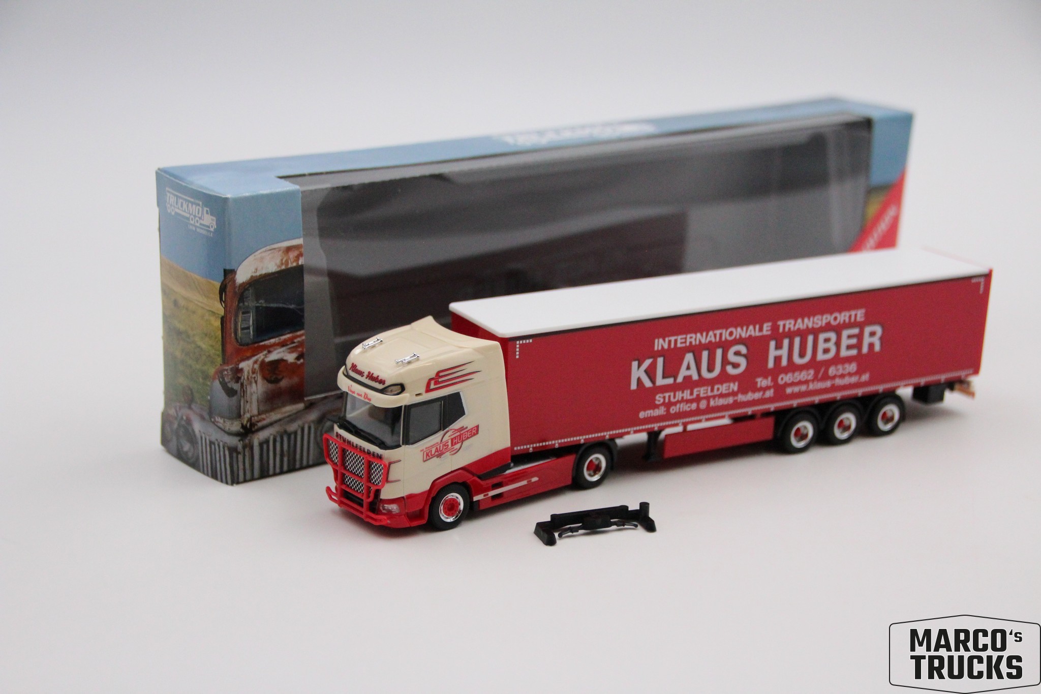 Herpa DAF XG+ Sattelzug „Klaus Huber Stuhfelden“ 955072 1:87 /HS641