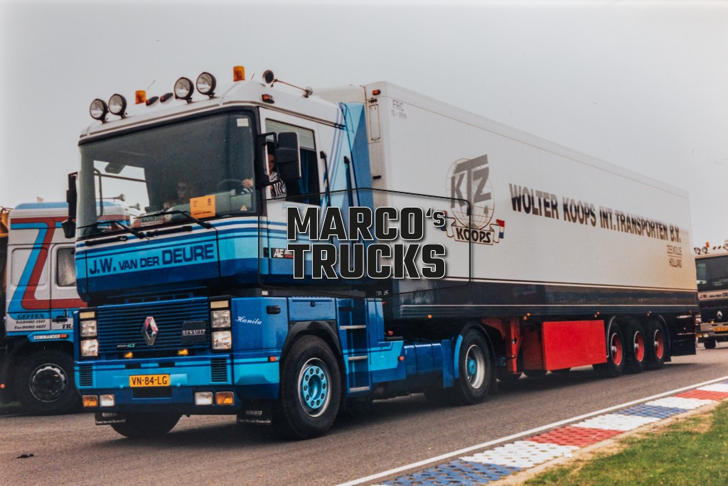 LKW FOTO Renault Magnum AE 380 J. W. Van Der Deure Niederlande /LH707