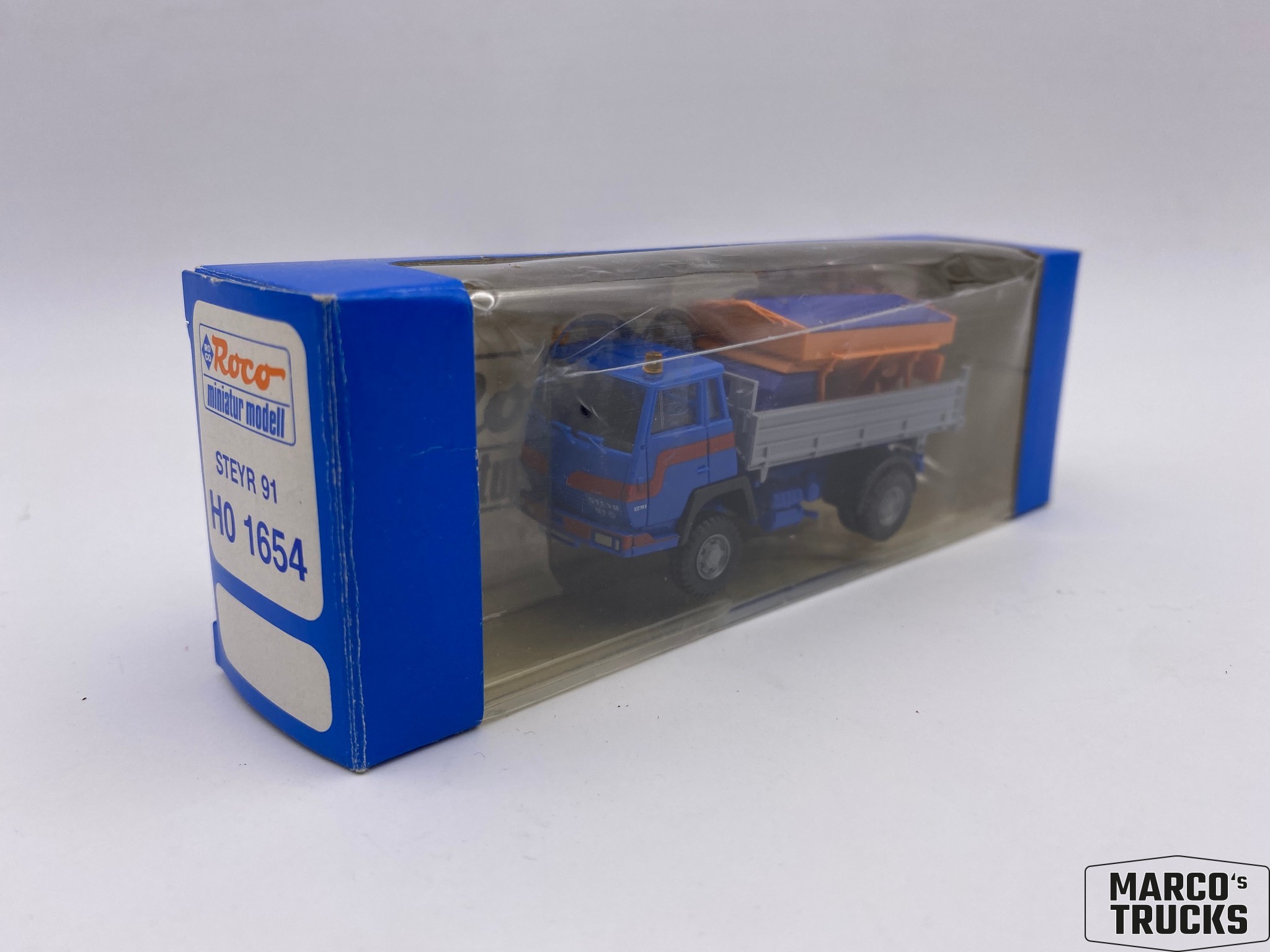 Roco Steyr 91 Kipper mit Streuaufsatz Nr. 1654 - 1:87 - /ROB229